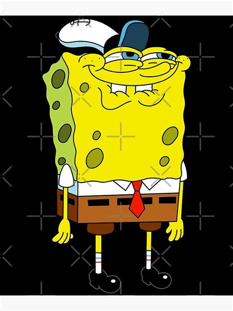 Funny T Spongebob Smile Classic Fan Poster For Sale By Helenkepler