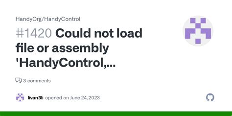 Could Not Load File Or Assembly HandyControl Culture Neutral Issue HandyOrg
