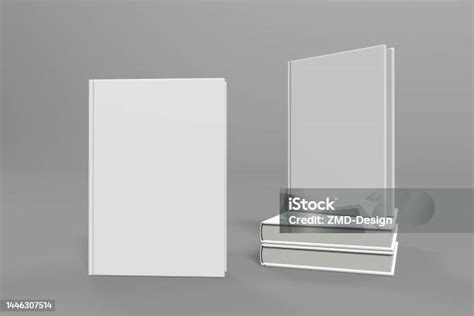 4개의 하드 커버가 있는 현실적인 3d 책 모형 그림 그림자가 있는 고립된 회색 배경에 서 있는 책 모형 양장본 책 4권 3차원 형태에 대한 스톡 사진 및 기타 이미지