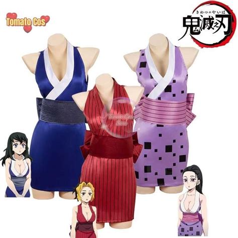 Slayer Demon Seizoen 2 Suma Hinatsuru Makio Cosplay Kostuum Anime Uzui