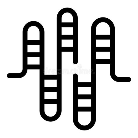 Dna Sequence Forming A Sound Wave Showing Music Concept Stock Vector