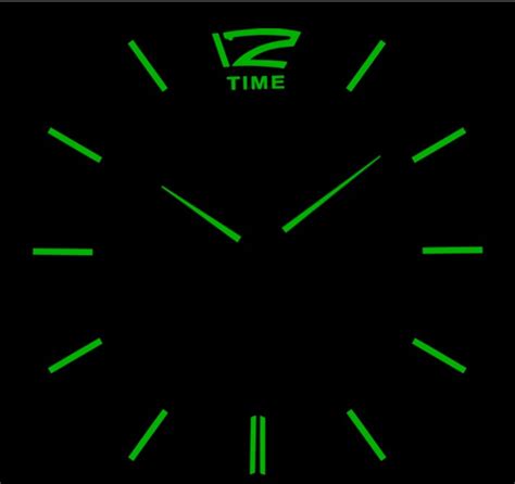 Люминесцентные Светящиеся Фосфорные настенные 3Д часы 3D DIY Clock от ...