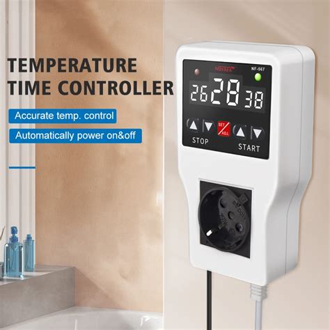 Temperature Controllernoyafa Nf 567 Time Socket Digital Thermostat