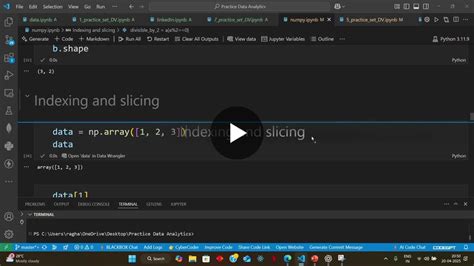 100daysofcode Python Numpy Dataanalytics 100daysofcode Raghav