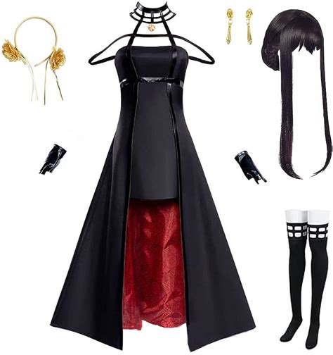 Buy Yor Forger Cosplay Costume Anya Forger Outfit Cosplay Dress Uniform Full Set For Halloween