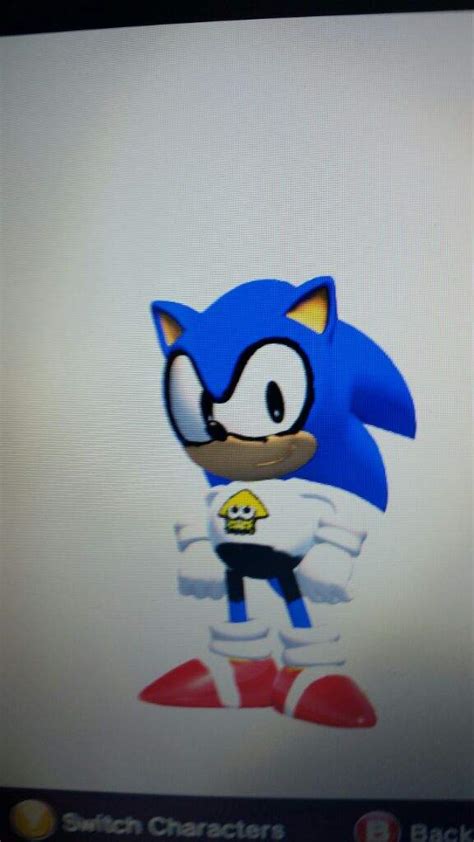 Splatoon Sonic Skin Mod For Sonic Generations Pc Sonic The Hedgehog Amino
