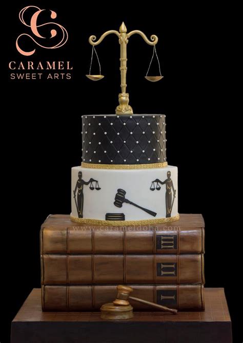 Law Justice Cake Decorated Cake By Caramel Doha Cakesdecor