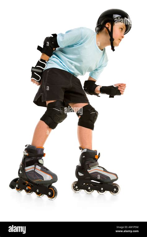 Boy Roller Skating