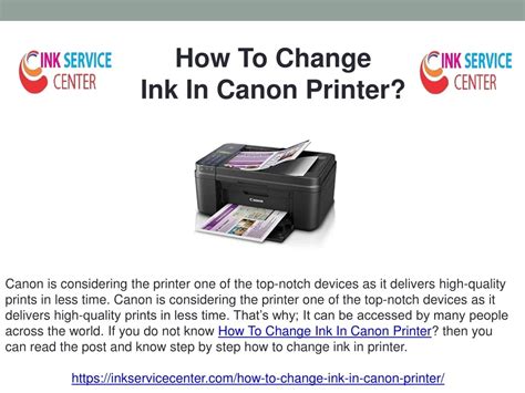 PPT How To Change Ink In Canon Printer PowerPoint Presentation Free Download ID