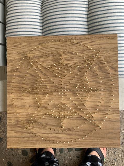 Compass String Art Template Pattern Etsy