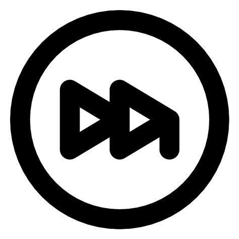 Forward Circle Line End Vector Svg Icon Svg Repo
