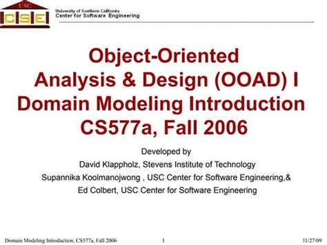 unit 3 object analysis classification ppt