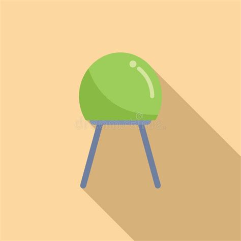 Chemistry Resistor Icon Simple Vector Electronic Chip Stock Illustration Illustration Of