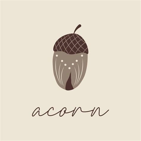 Premium Vector Vector Illustration Of Acorn This Fall Plant Composition Is Perfect For