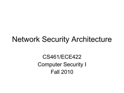 Network Security Arch Firewall Access Controlpdf