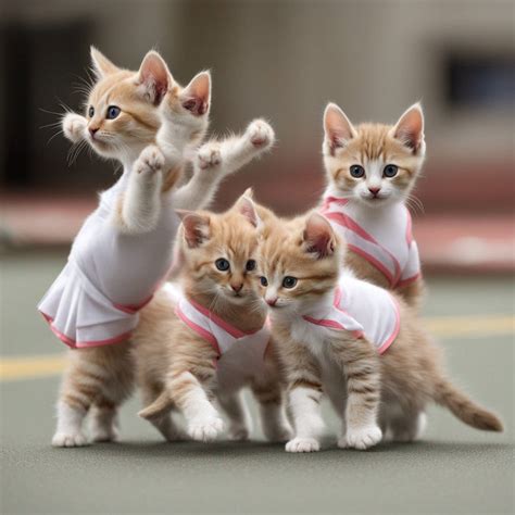 Kitten Cheerleaders By Davarg53 On Deviantart