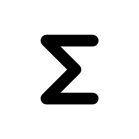 Sigma Vector Svg Icon Svg Repo