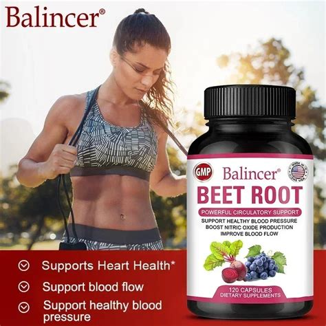 Beetroot Capsules Organic Beetroot Powder Extract Black Pepper Nitri