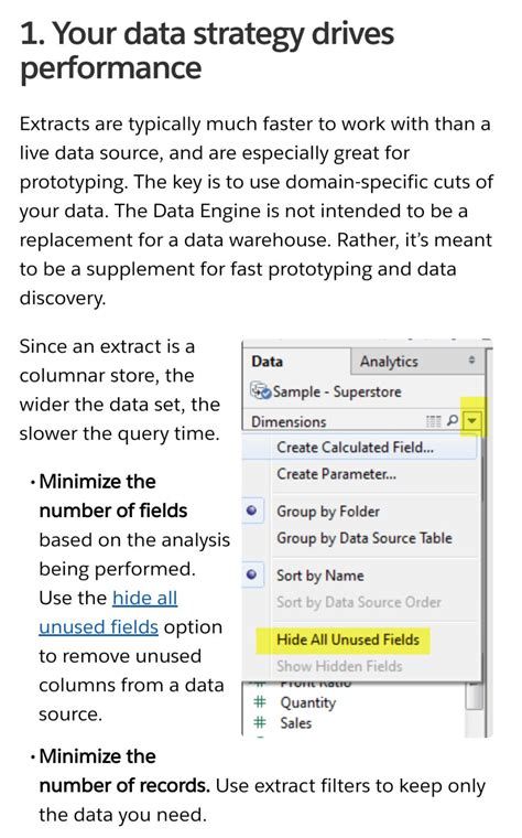 Tableau Performanceoptimization Tableaudashboard Bideveloper Bianalyst Performancetuning