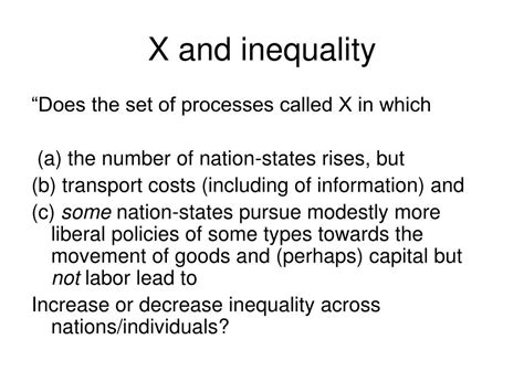 Ppt Globalization And Inequality Comments On Ravallion Powerpoint