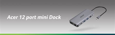 Acer In Mini Dock Usb Type C Zu X Usb Type C X Usb X Usb X Hdmi X