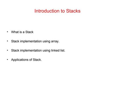 Stacks In Datastructure Pptx