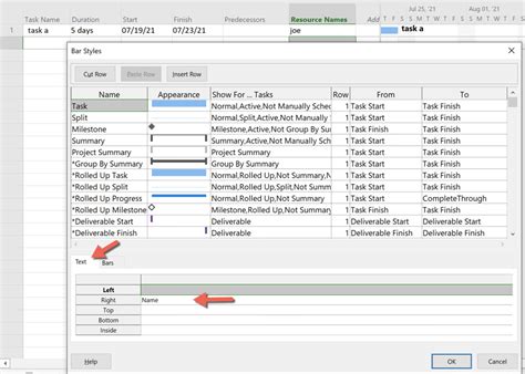 Ms Project Task Labels Not Showing Up Microsoft Qanda