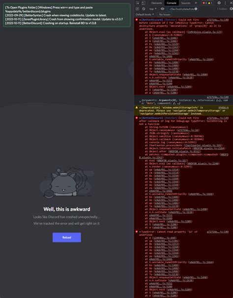 Bug Voiceactivity Makes Me Crash Issue Neodymium BetterDiscordStuff GitHub