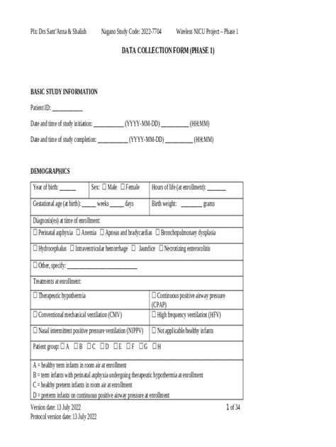 Electronic Case Report Ecrf Worksheets And Doc Template Pdffiller