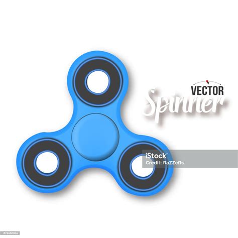 벡터 피 젯 회전자입니다 가젯 아이콘 흰색 절연 회전 3d 현실적인 현대 휴식 3차원 형태에 대한 스톡 벡터 아트 및 기타 이미지 3차원 형태 강철 경감 Istock