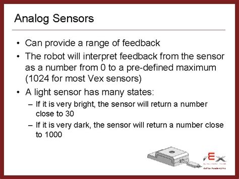 Introduction To Sensors Vex 1 0 2005 Carnegie Introduction To Sensors Vex 1 0 2005 Carnegie