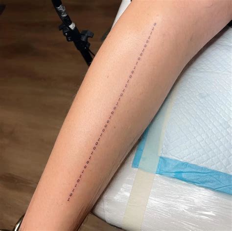 30 Best Binary Code Tattoo Ideas You Should Check