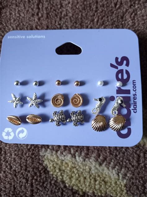 Earrings From Claires Claires Jewelry New Claires Blue Statement