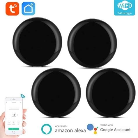 4 PiÈces Télécommande Universelle à Infrarouge Wi Fi Pour