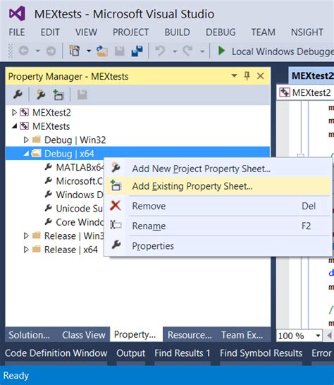 Matlab How To Build Mex File Directly In Visual Studio Stack Overflow