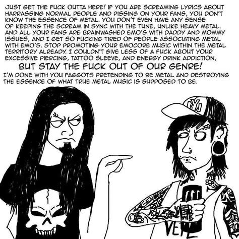 Metalheads Vs Emos Metal Amino