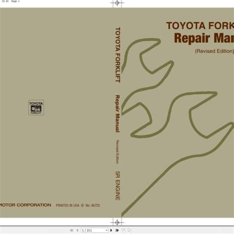 Toyota Engine 5r Parts Catalog