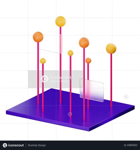 D Scatter Plot 3d Icon Download In Png Obj Or Blend Format