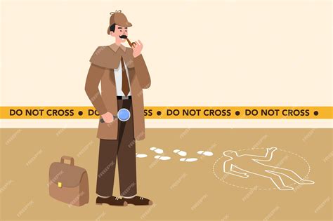 Premium Vector Detective