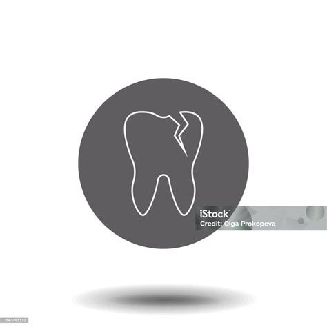 아픈 치아 라인 아이콘 구강 치과 카 리에 스 벡터 그래픽 흰색 배경 Eps 10에 선형 패턴 로그인합니다 건강관리와 의술에 대한 스톡 벡터 아트 및 기타 이미지 Istock