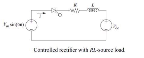 Solved Problem Controlled Rectifier With RL Load A Chegg