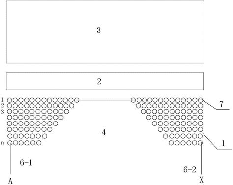 一种矿用一般型环氧浇注干式变压器梯形线圈结构的制作方法