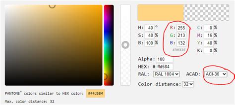 Solved Looking For A Formula In Excel For Convert Rgb Color To Autocad