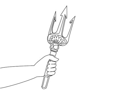 Trident Poseidon Drawing Trident Of Poseidon Trident Of Poseidon
