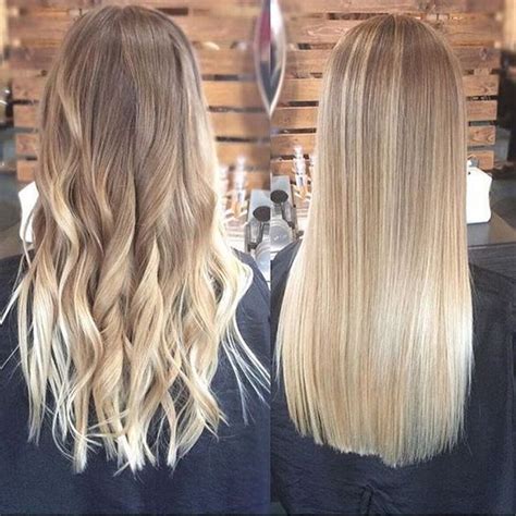 балаяж на длинные русые волосы Balayage Straight Hair Ombre Hair Blonde Balayage Hair