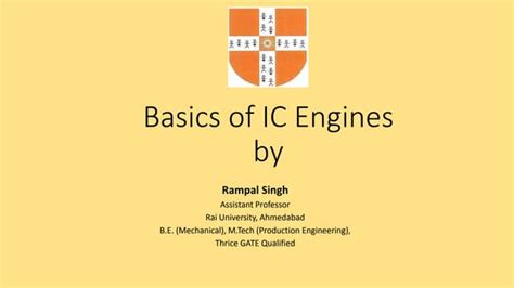 Ic Engine Lecture 1 Ppt