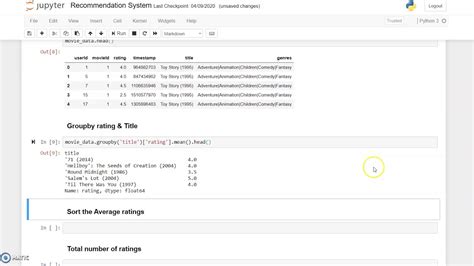 Building A Simple Recommender System In Python Thedlacademy Youtube Building A Simple Recommender System In Python Thedlacademy Youtube