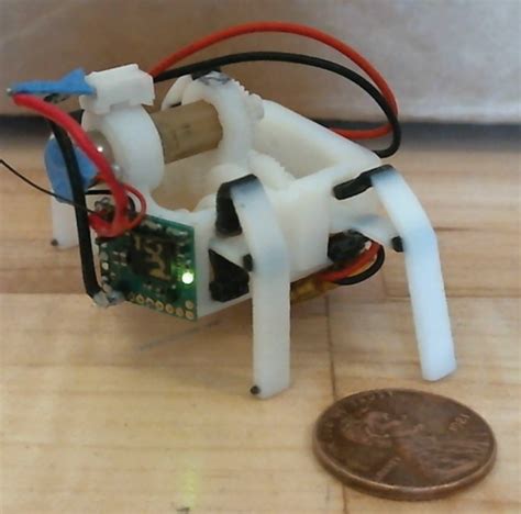 3d Printed Miniature Walking Robot With Soft Joints And Links Csu Strata