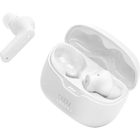 JBL Tune Beam TWS Noise Cancelling In Ear Headphones White JB Hi Fi