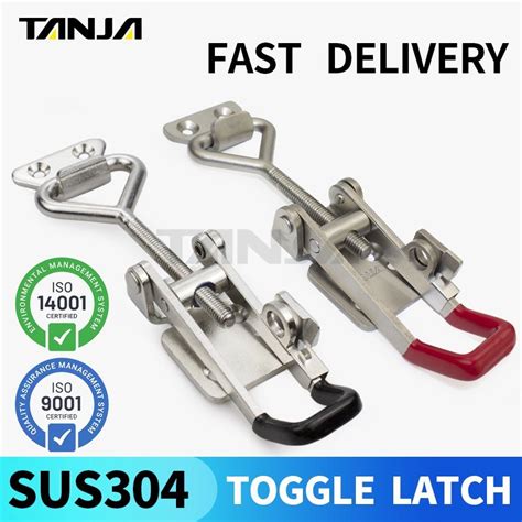 Degree Locking Heavy Duty Hasp Toggle Latch Customized Metal Stamping